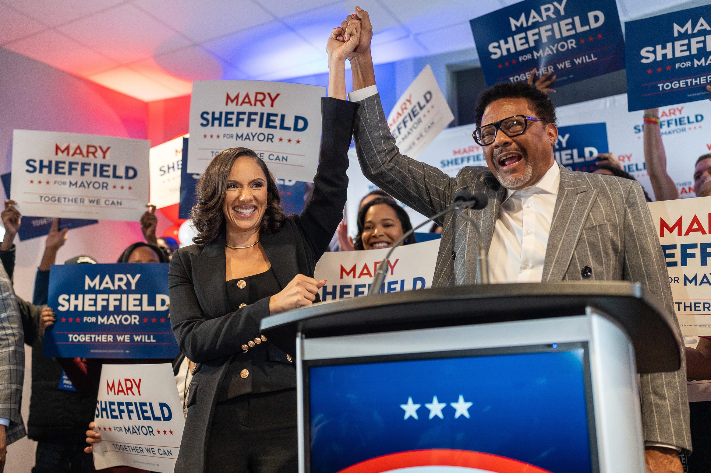Detroit City Council President Mary Sheffield announces run for mayor