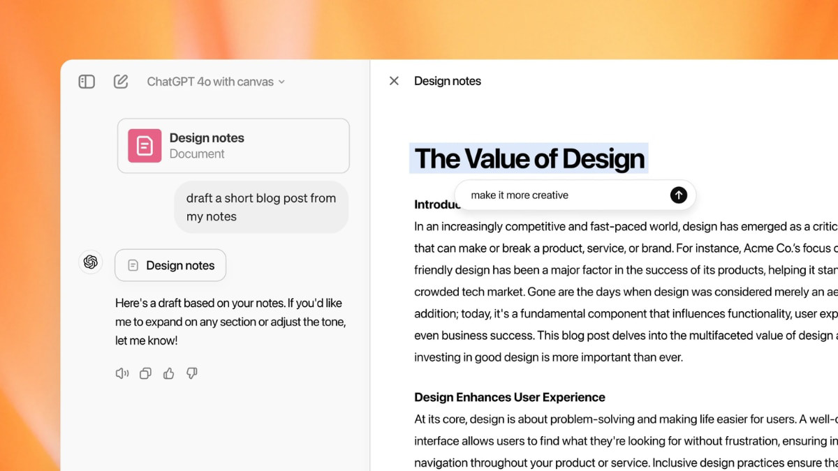 ChatGPT Canvas Released: OpenAI's Tool For Collaborative Writing ... ChatGPT Canvas Released: OpenAI's Tool For Collaborative Writing ...