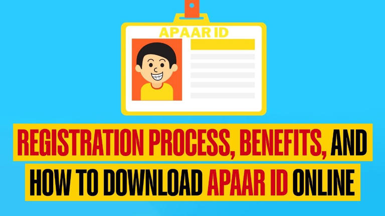 APAAR ID: What Is The New Card Launched By Government? How To Apply ...