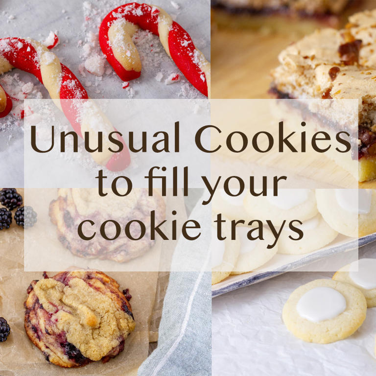 Unusual cookies to fill your cookie trays