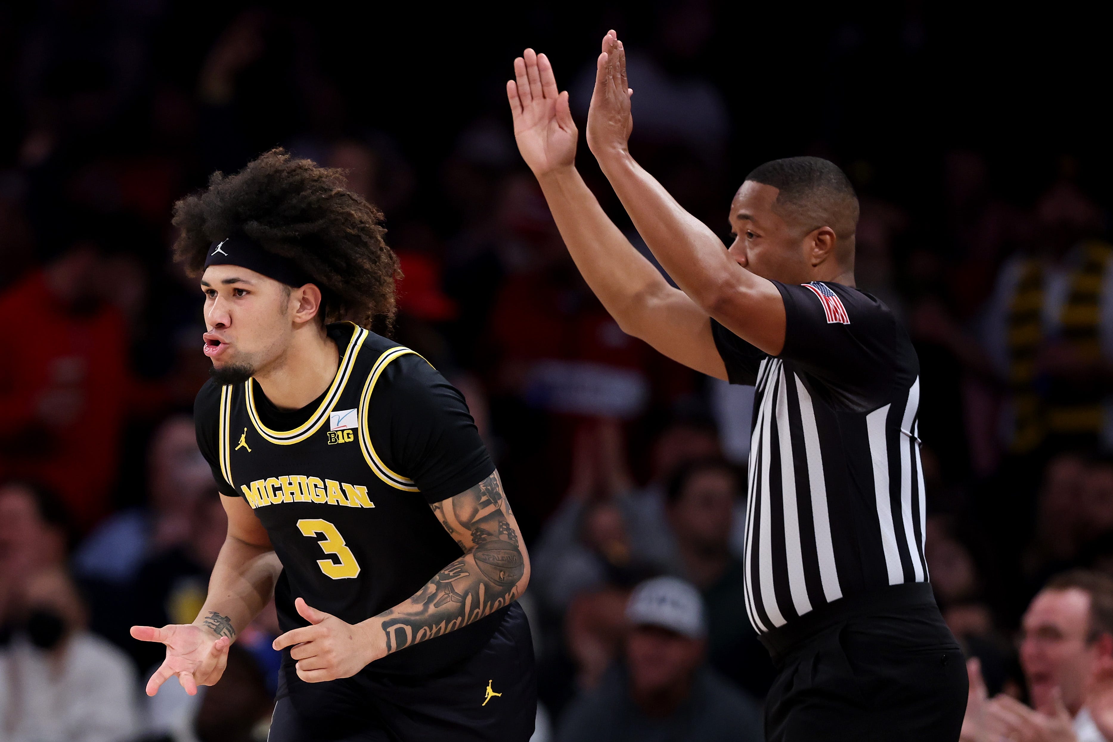 Michigan's Dusty May didn't expect Tre Donaldson to play in L.A. Then ...