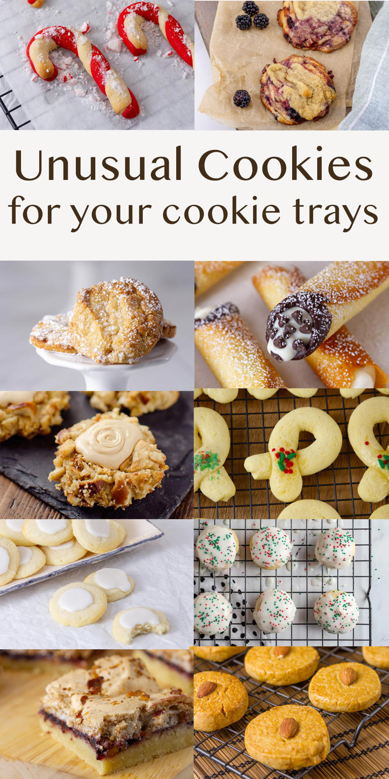 Unusual cookies to fill your cookie trays