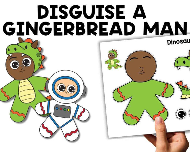 How to Disguise a Gingerbread Man: A Fun Holiday Craft for Kids