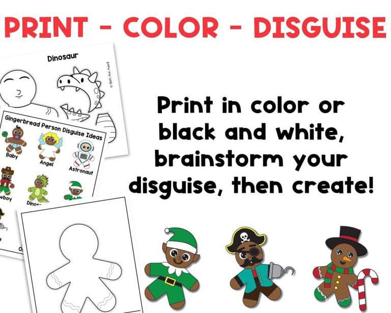 How to Disguise a Gingerbread Man: A Fun Holiday Craft for Kids