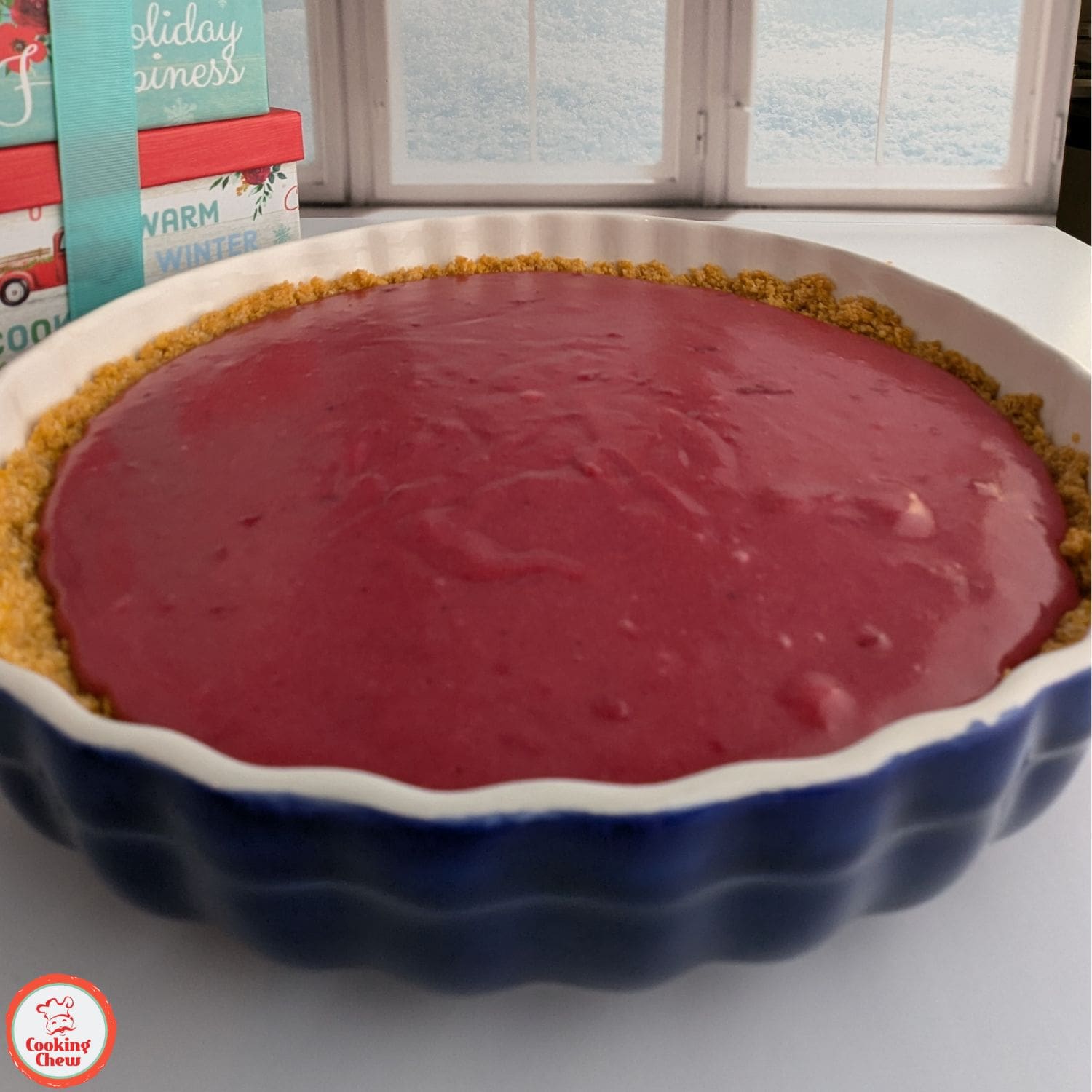 Cranberry Curd Tart with Cornflake Crust Recipe