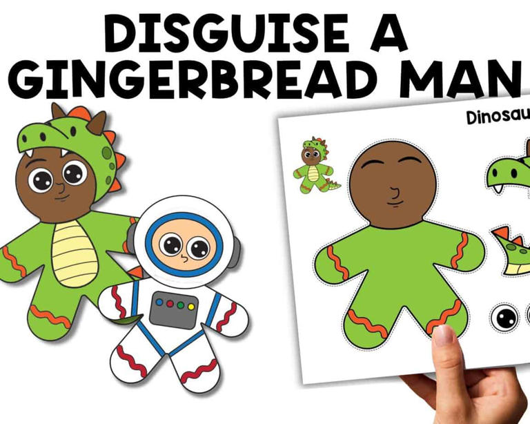 How to Disguise a Gingerbread Man: A Fun Holiday Craft for Kids