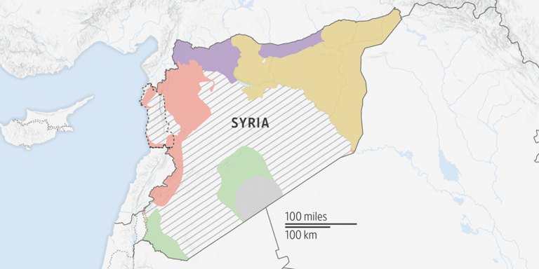 Syria’s Many Factions Explained in a Single Map