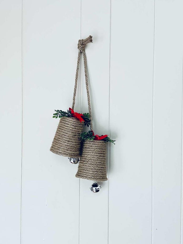 Dollar Store Christmas Bells Craft