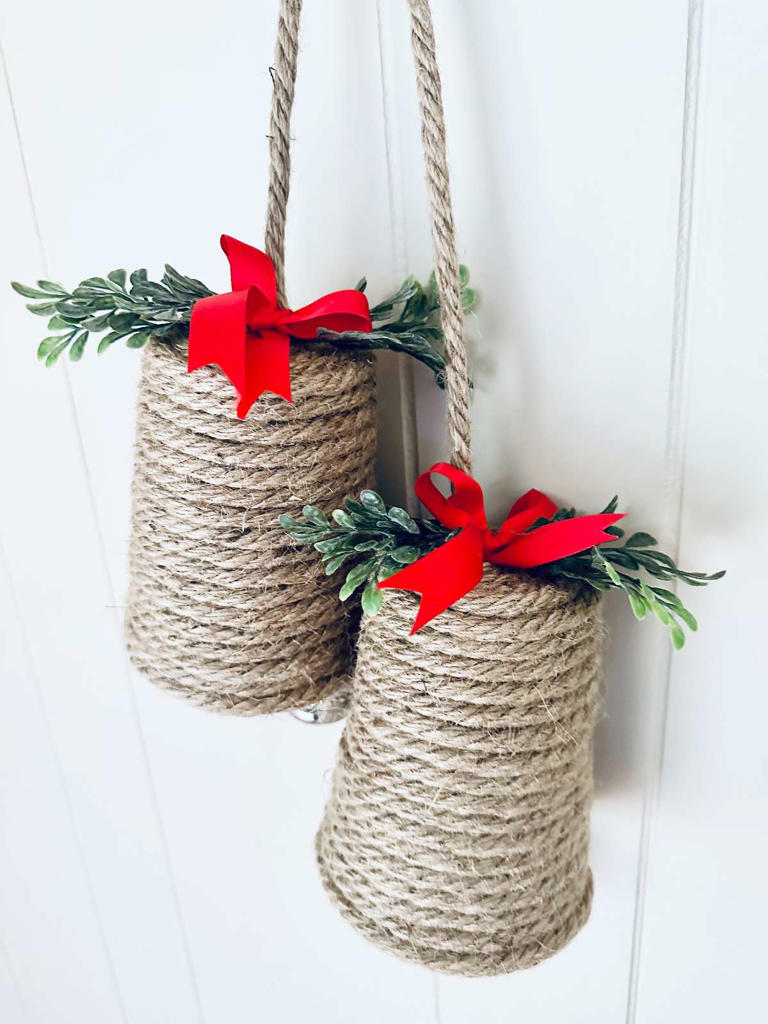 Dollar Store Christmas Bells Craft