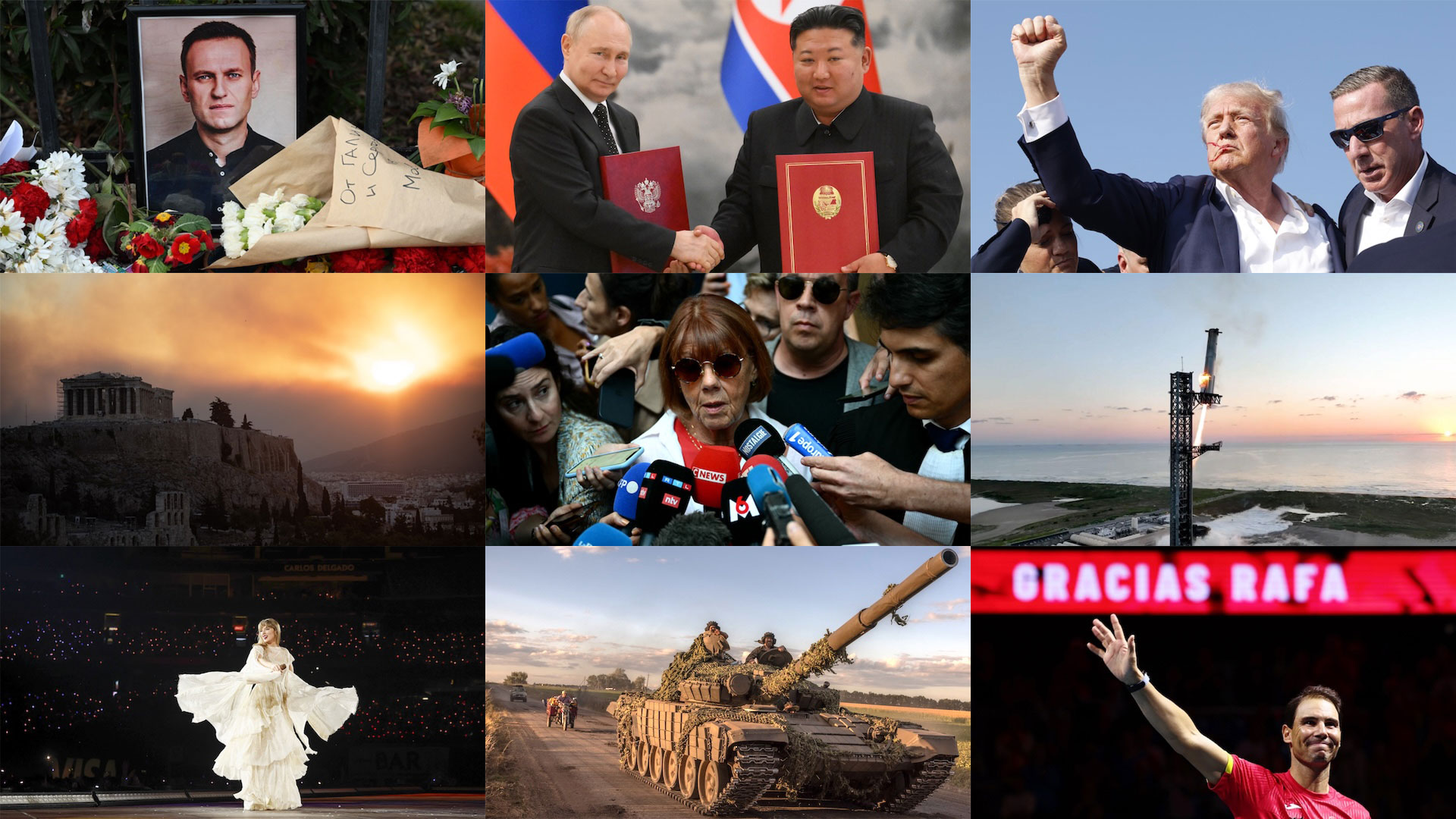 A look back at 70 important events of 2024