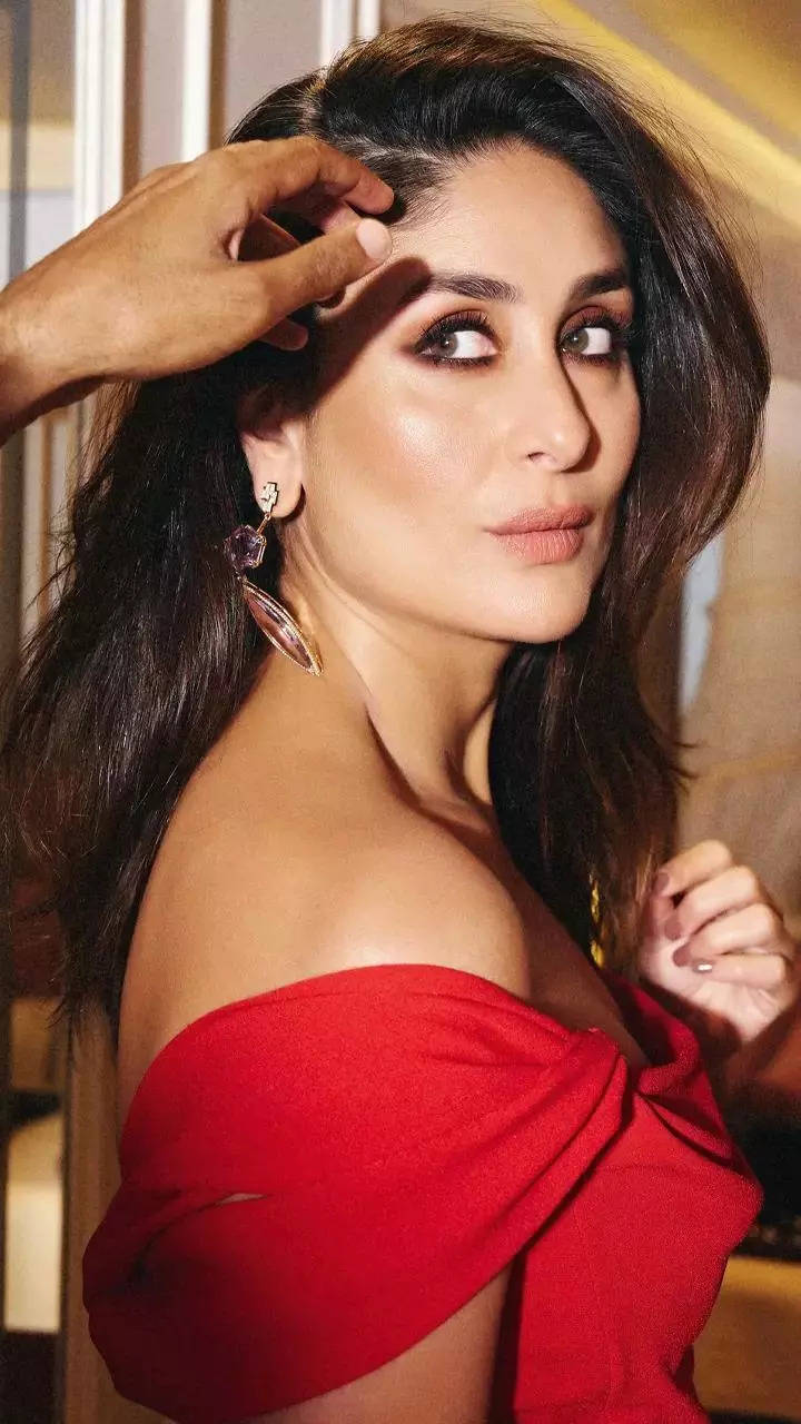 Kareena Kapoor stuns in off-shoulder red gown Kareena Kapoor stuns in off-shoulder red gown