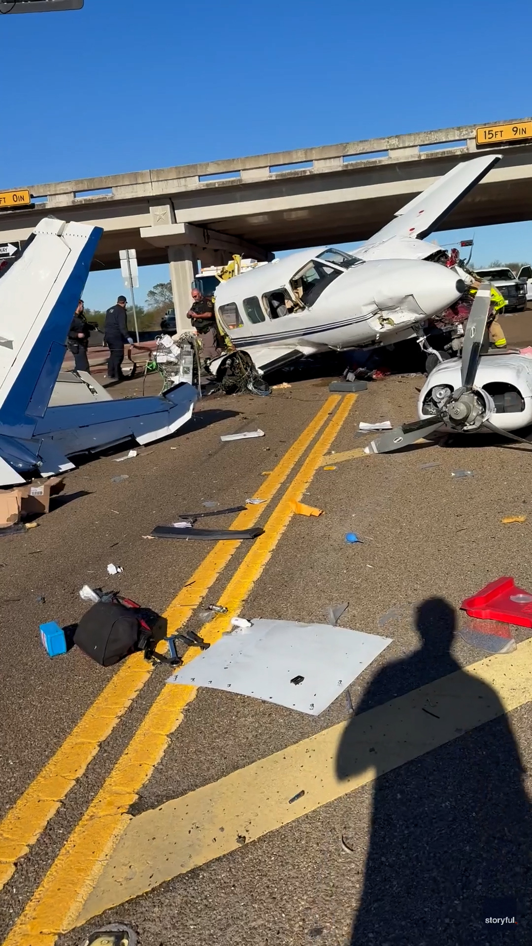 Watch Dramatic Moment As Airplane Crashes Onto Busy Texas Intersection Watch Dramatic Moment As Airplane Crashes Onto Busy Texas Intersection