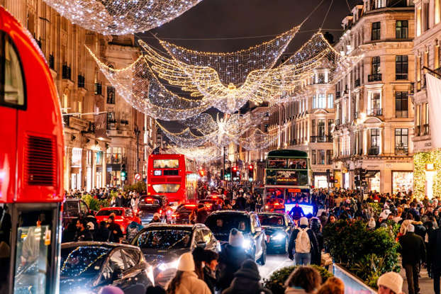 Map shows UK Christmas hotspots expected to experience most traffic Map shows UK Christmas hotspots expected to experience most traffic