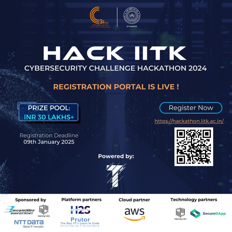 IIT Kanpur invites entries for ‘Hack IITK 2024' Cybersecurity Hackathon