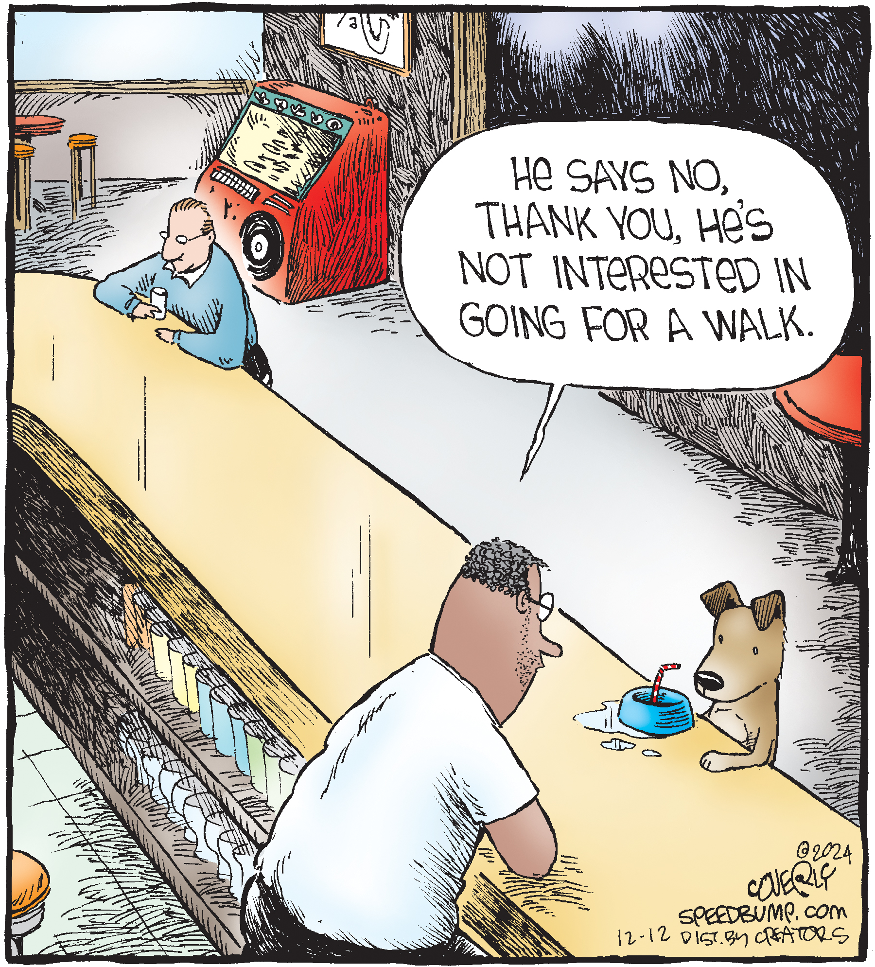 The Dogs of "Speed Bump" by Dave Coverly
