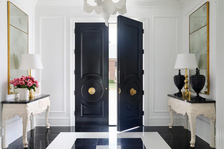 Designers reveal their top front door color trend predictions for 2026 ...