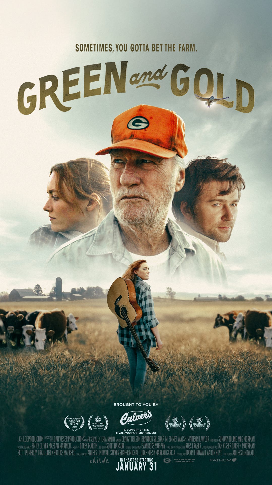 'Green and Gold' arrives in theaters Jan. 31. Here's why planning ahead ...