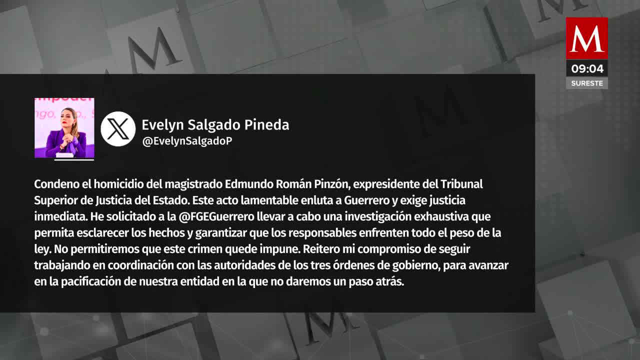 Evelyn Salgado condena el asesinato del magistrado Edmundo Roman en ... Evelyn Salgado condena el asesinato del magistrado Edmundo Roman en ...