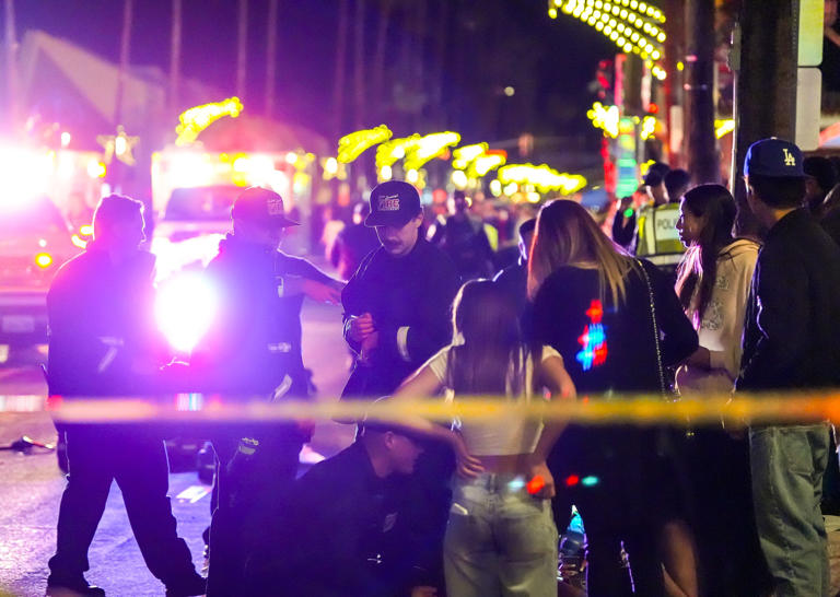 Video: Car crash in Palm Springs sends plume of water into air