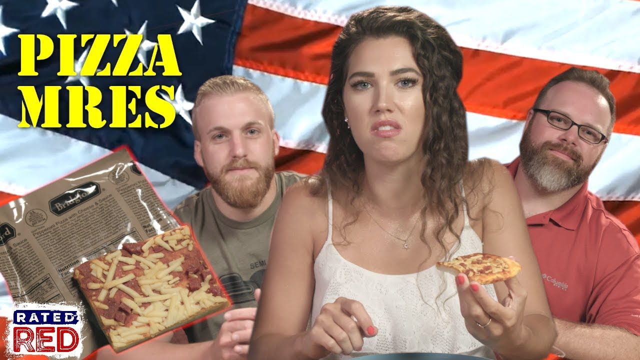 Veterans try pizza MREs