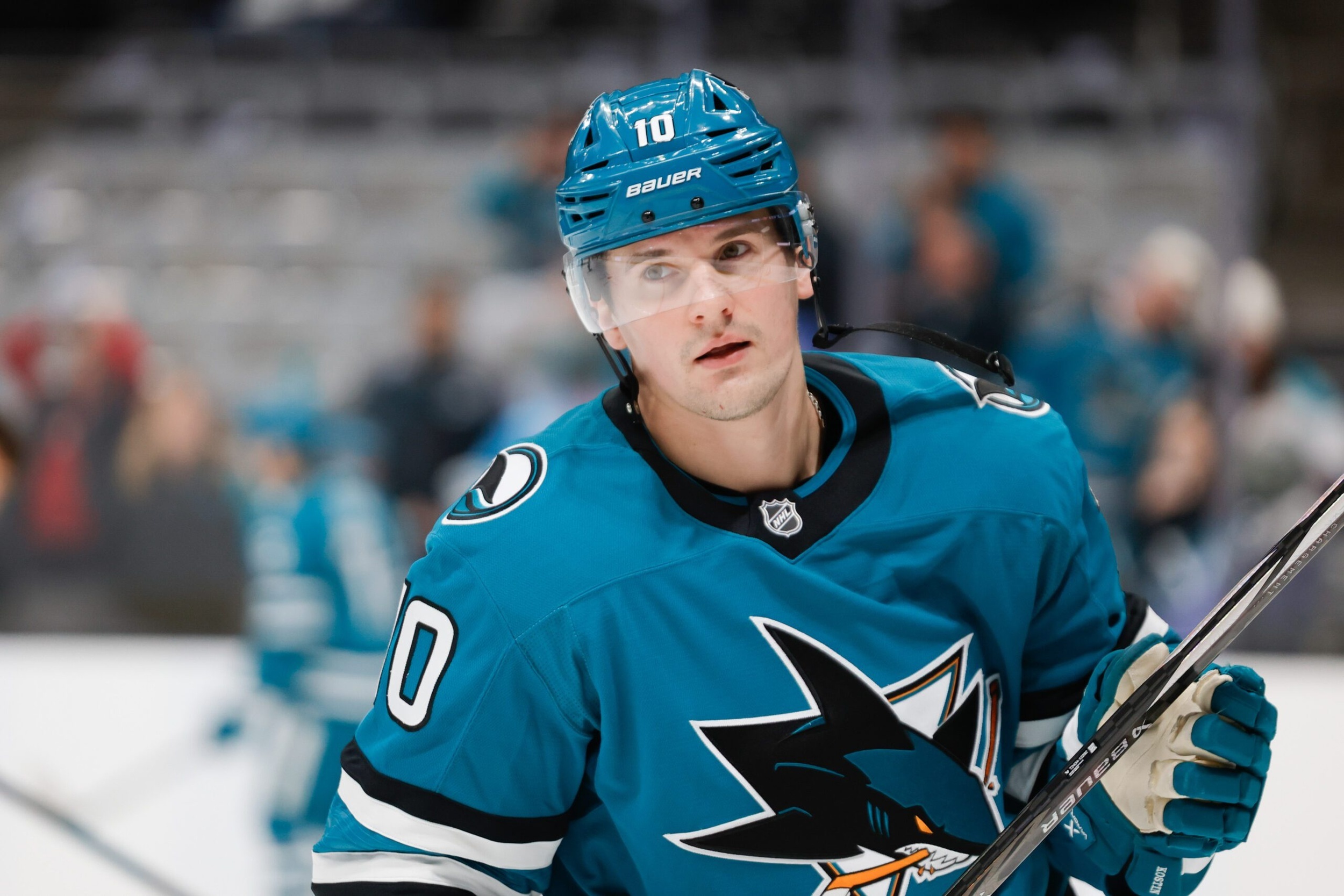 Sharks’ Klim Kostin to return after 12-game absence due to lower-body ...