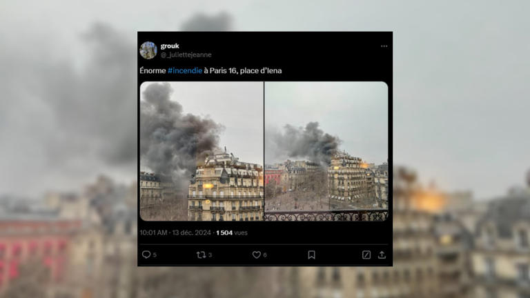 Paris: un incendie se déclare dans un immeuble du 16e arrondissement, l'avenue fermée jusqu'à ce ...