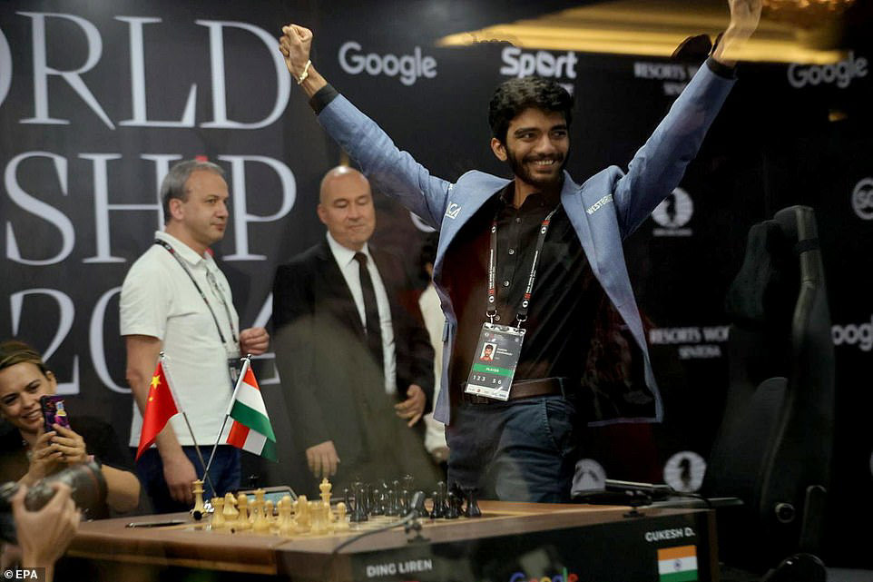 Youngest ever world chess champion crowned after 'historical blunder' Youngest ever world chess champion crowned after 'historical blunder'