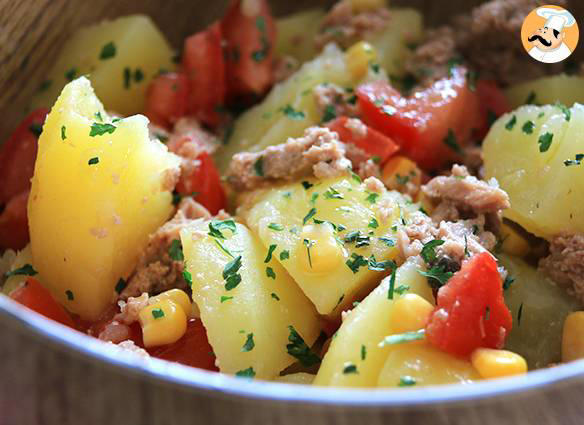 Kartoffel-Thunfisch-Tomatensalat