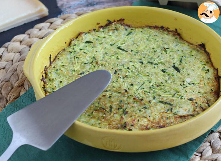 Omelett mit Zucchini und Quinoa