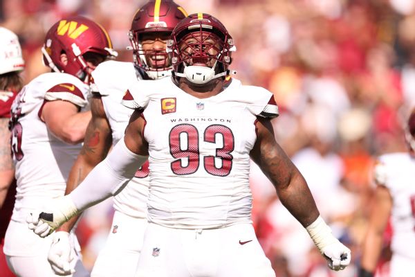 Commanders strengthen defensive line, activate Jonathan Allen