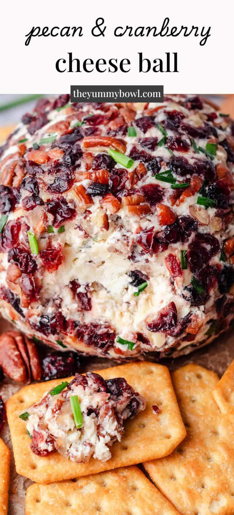 Cranberry Pecan Cheese Ball