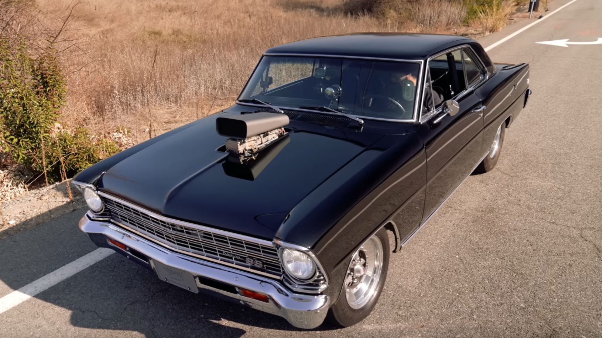 Pro Street 1967 Chevy Nova SS Rocks And Rolls