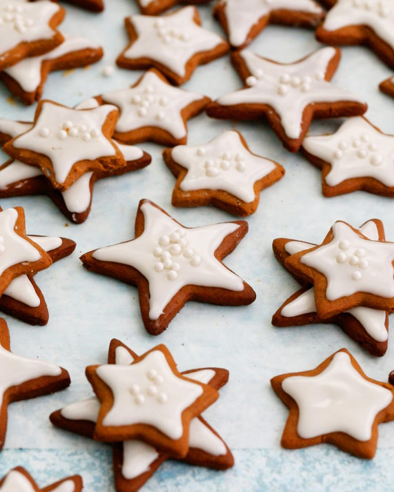 Gingerbread Star Cookies