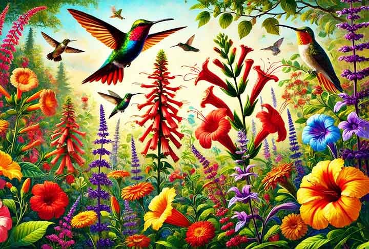 As flores preferidas dos beija-flores e o que elas têm de especial