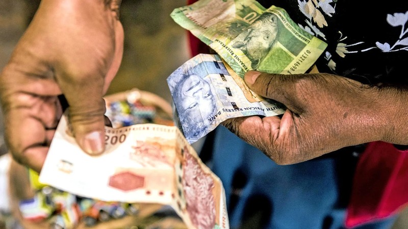 South African rand steady against dollar
