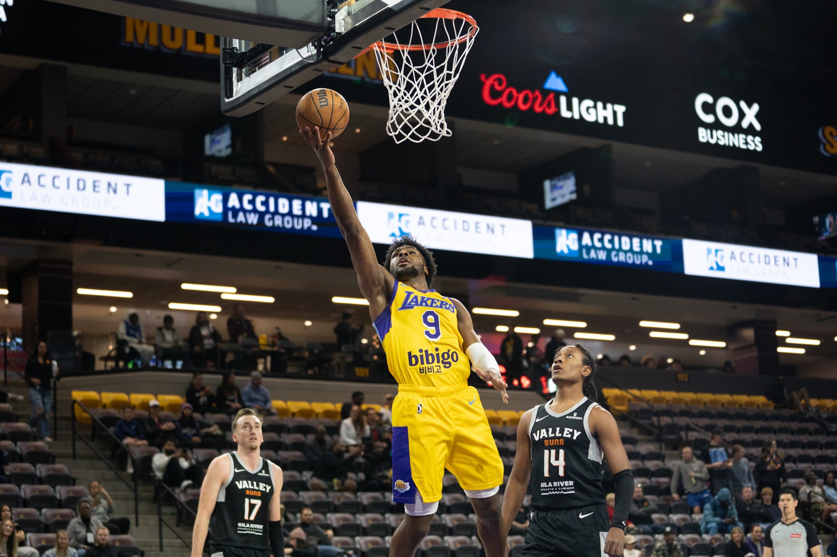 How many points did Bronny James score in the G League? Suns vs. Lakers ...