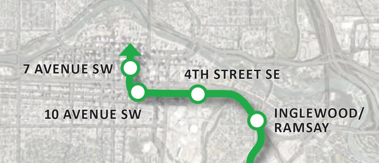 A single-slide show: Devin Dreeshen presents his Green Line map