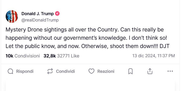 Ufo a New York e New Jersey, il mistero degli avvistamenti che il Pentagono non sa spiegare ...