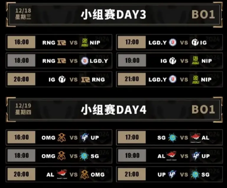 LPL德杯赛程公开，IG首战对手确定，一天三场比赛，最后一场打RNG