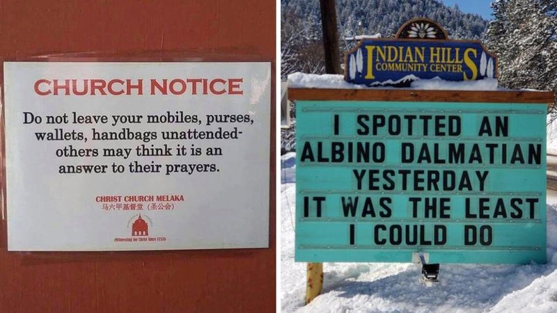 25 Funny Signs And Notices Informing The Public Of Important Things