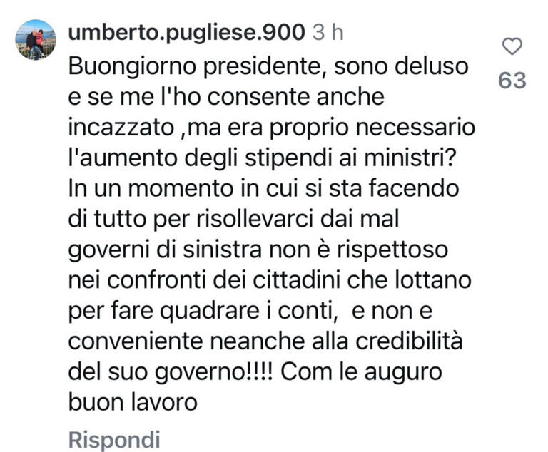 L’aumento di stipendio ai ministri costa caro al consenso di Meloni: sui social insulti da ...