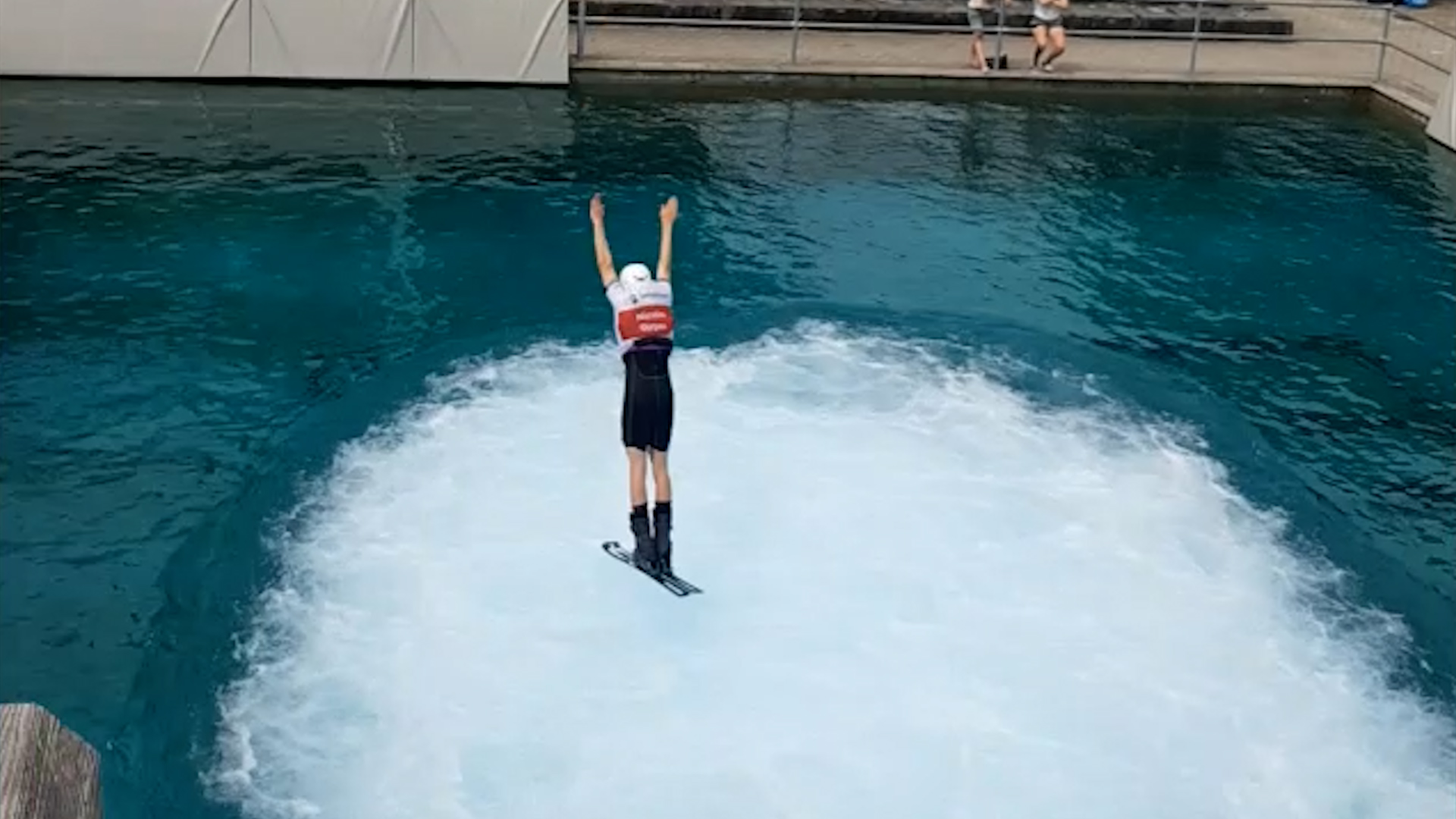 Insane Skiing Tricks With Water Landings