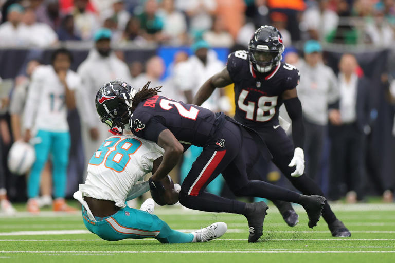 Miami Dolphins receiver Grant DuBose seriously injured against Houston ...
