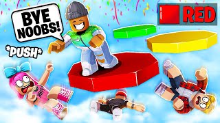 Color block tower map explained: Roblox gameplay