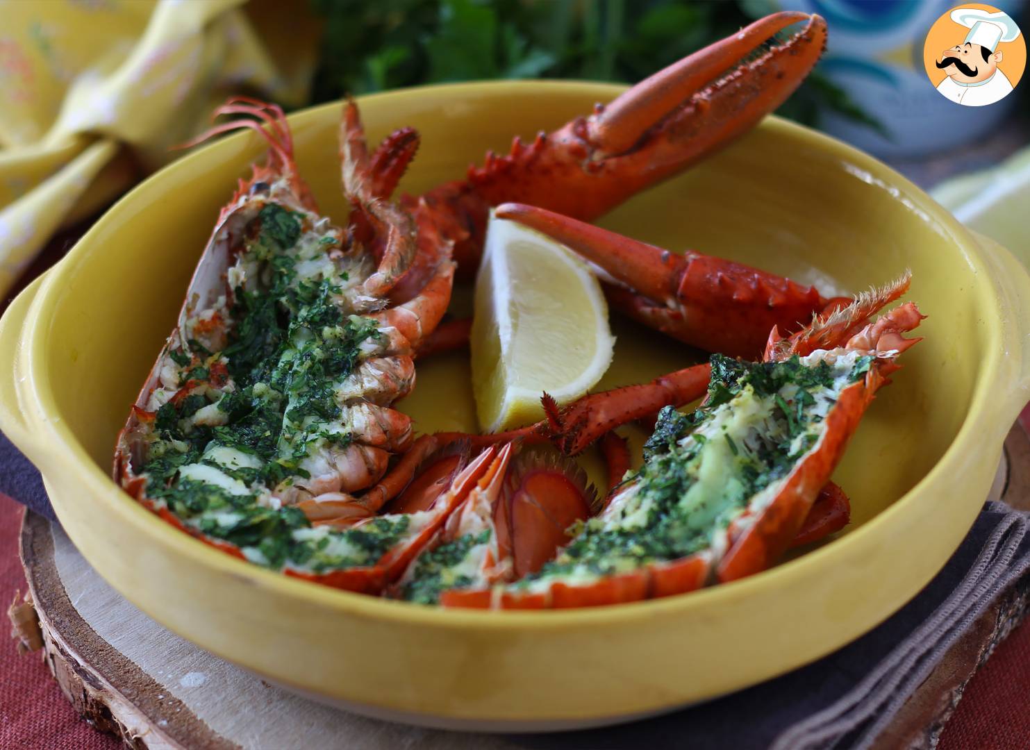 Baked lobster with parsley and lemon: simplicity and sophistication at ...