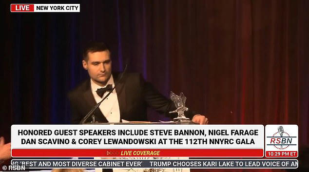 Frightening moment Trump advisor Alex Bruesewitz collapses Frightening moment Trump advisor Alex Bruesewitz collapses