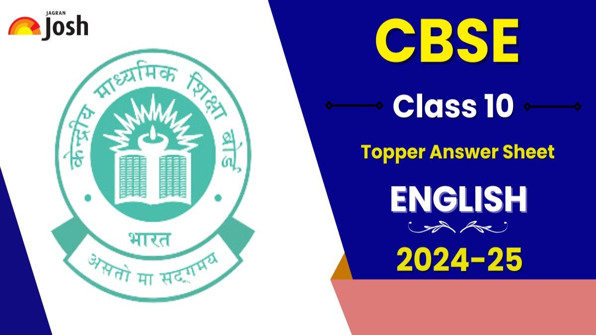 CBSE Class 10 English Exam Tomorrow: Download Topper Answer Sheet PDF ...