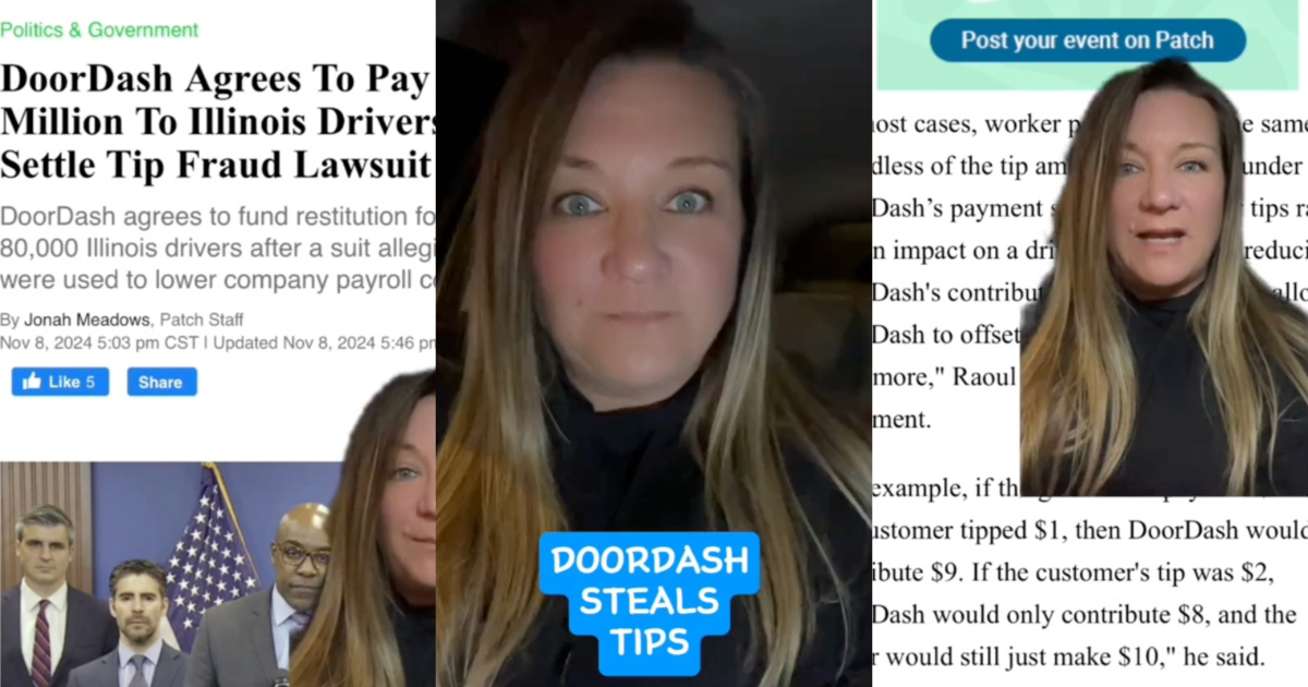 DoorDash Driver Said The Company Steals Tips From Workers And A Recent ... DoorDash Driver Said The Company Steals Tips From Workers And A Recent ...