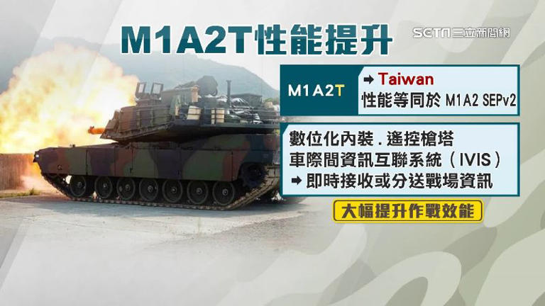 台灣客製化車款！M1A2T戰車開箱 「數位化內裝」大幅強化效能