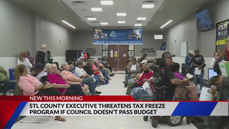 Page threatens senior tax freeze program over St. Louis County budget Page threatens senior tax freeze program over St. Louis County budget